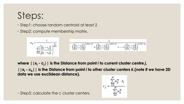 Fuzzy image processing- fuzzy C-mean clustering | PPTX