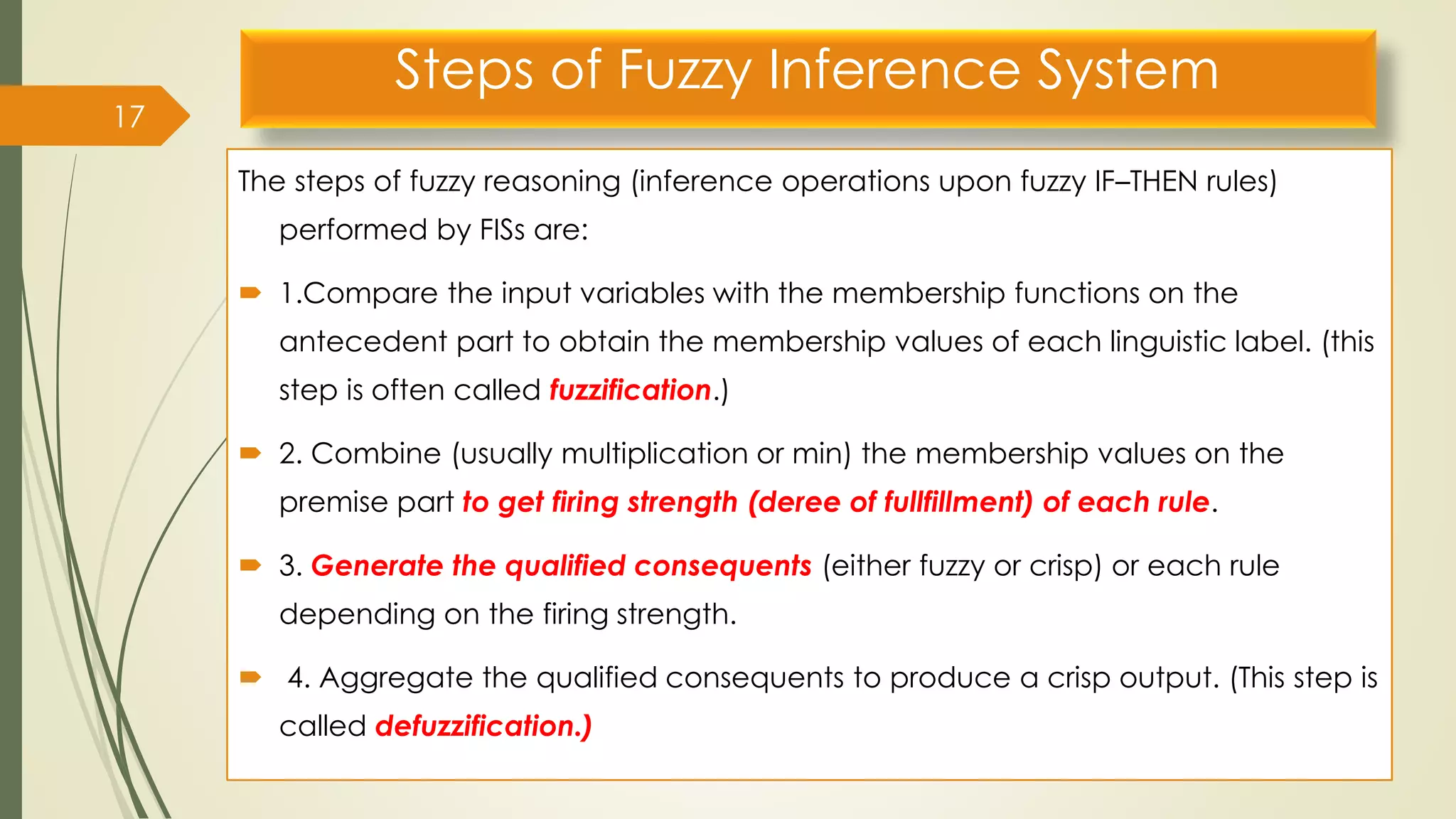 Fuzzy inference systems | PDF