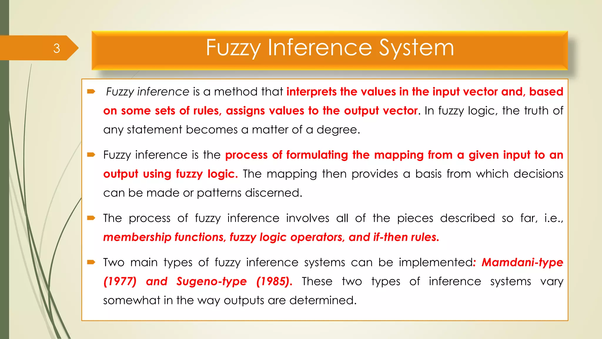 Fuzzy inference systems | PDF