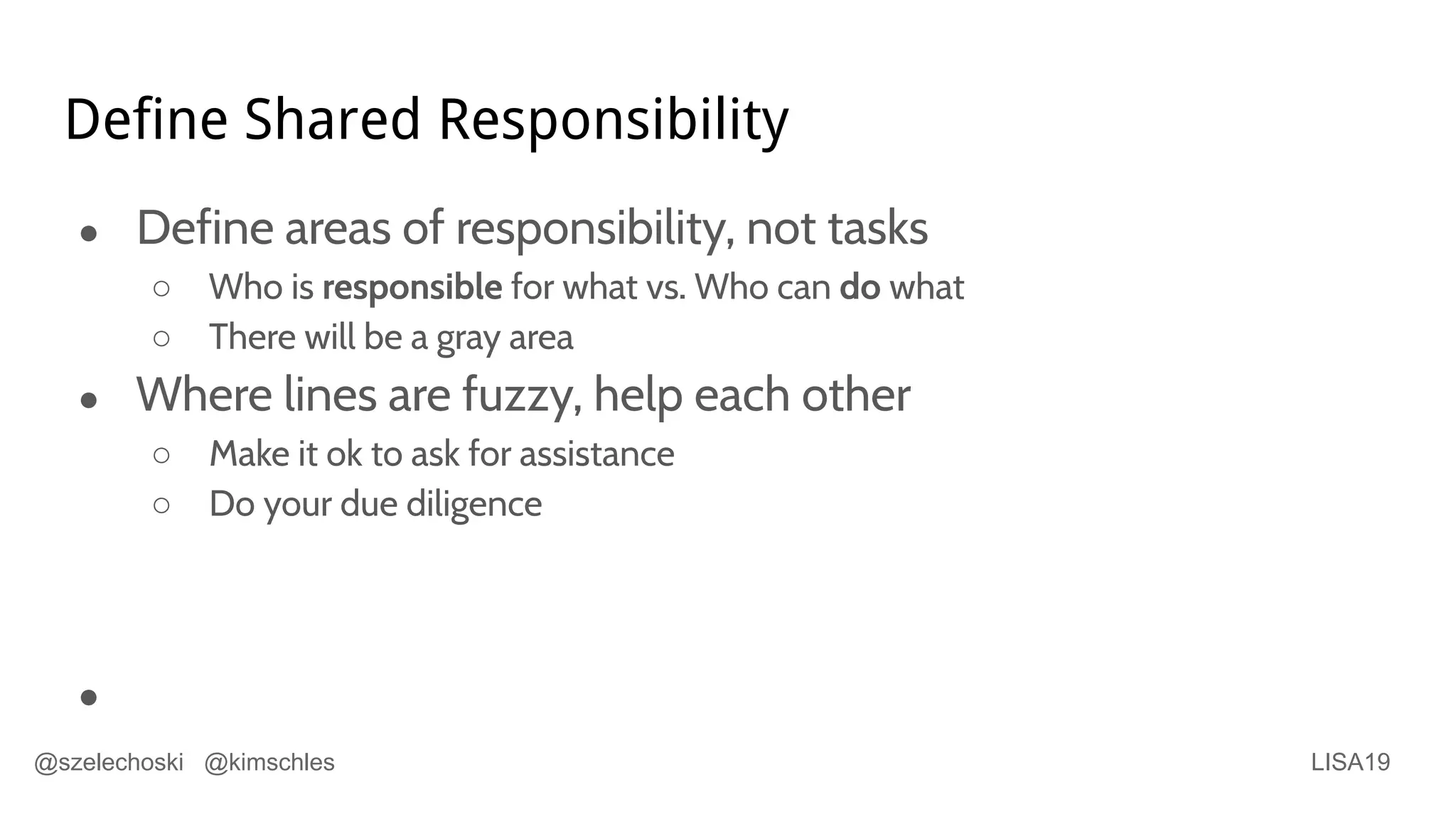 Fuzzy lines: aligning teams to monitor your application ecosystem | PPT ...
