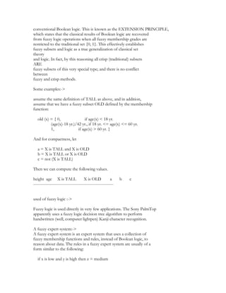 Fuzzy logic | PDF