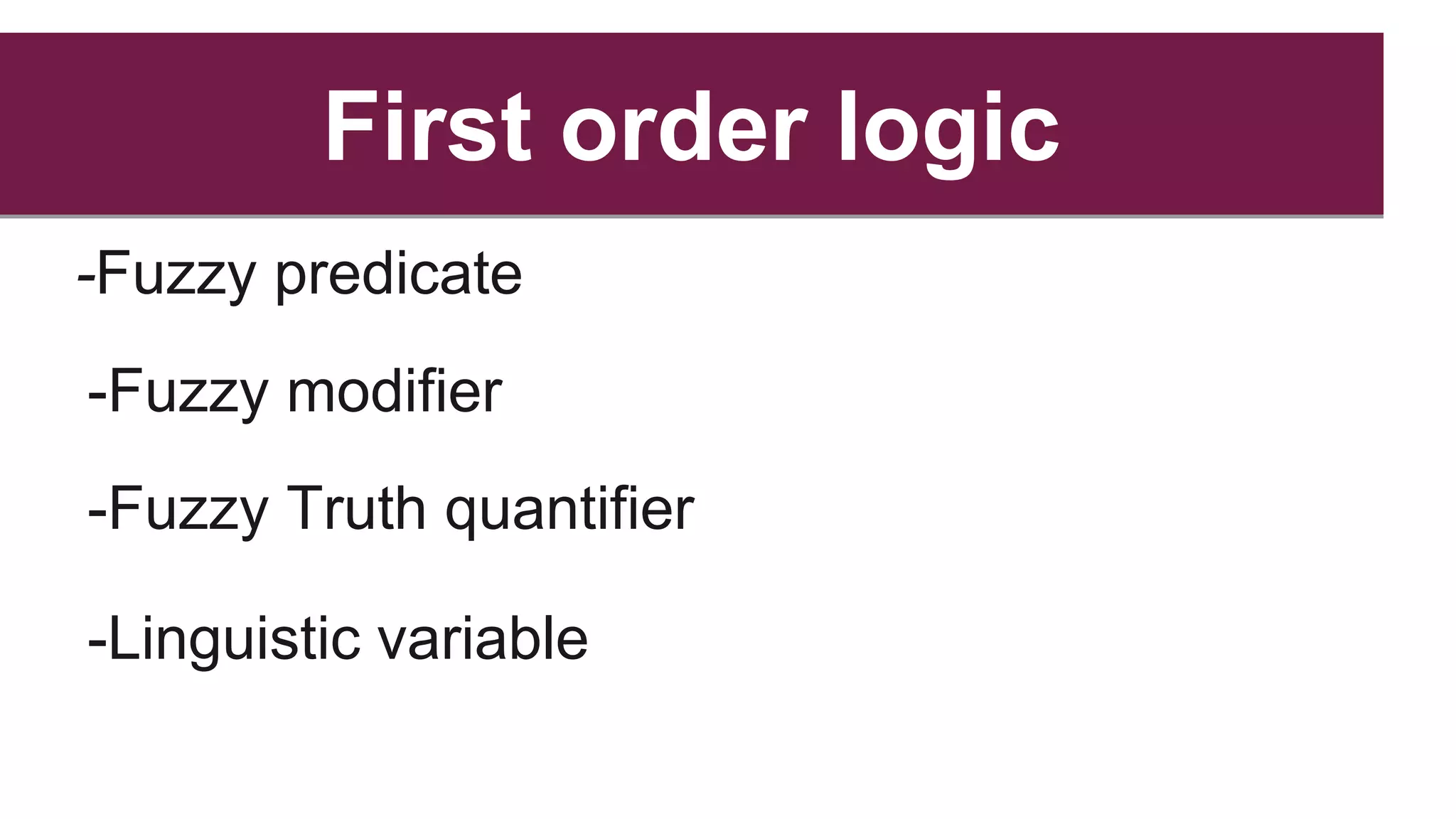 Fuzzy logic and application in AI | PPTX
