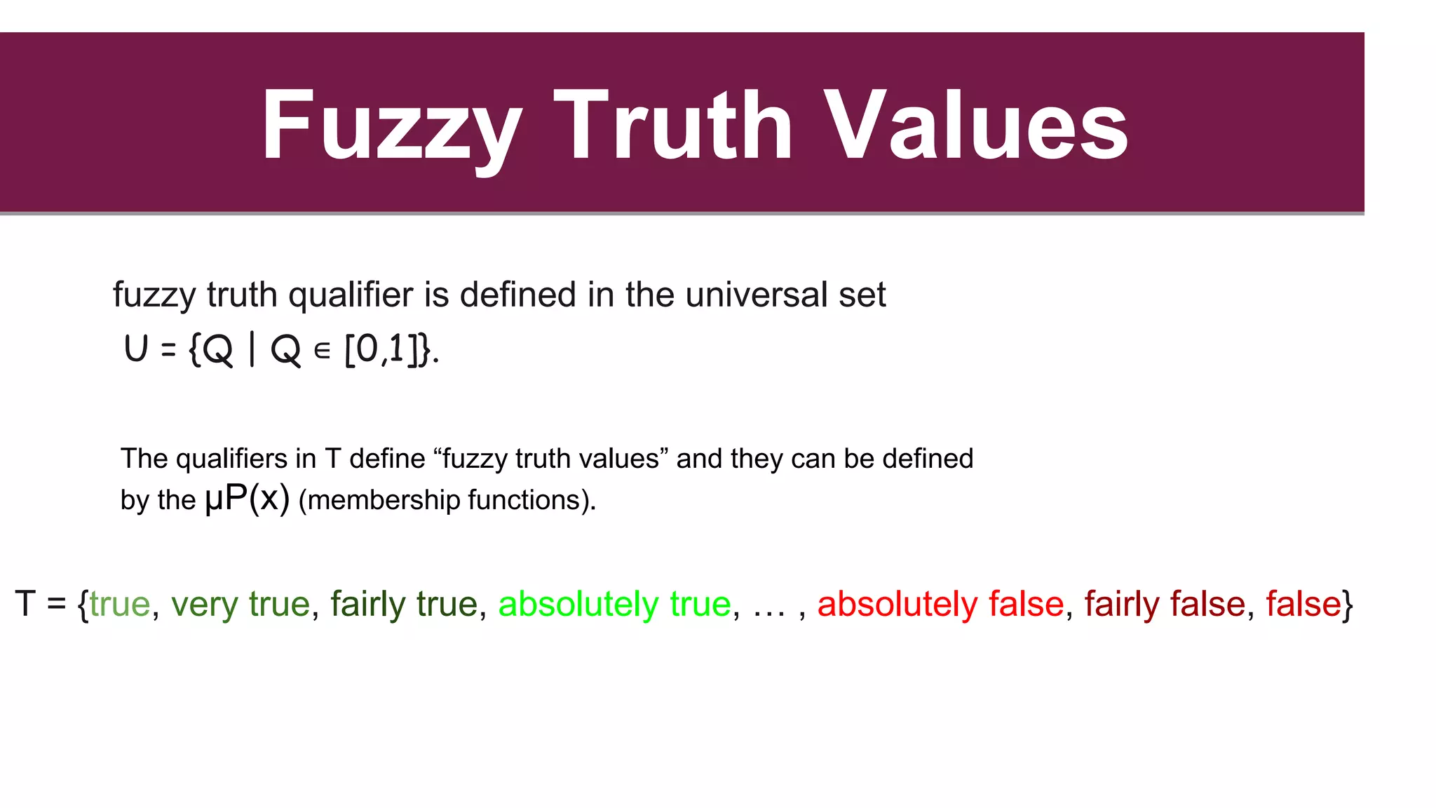Fuzzy logic and application in AI | PPTX