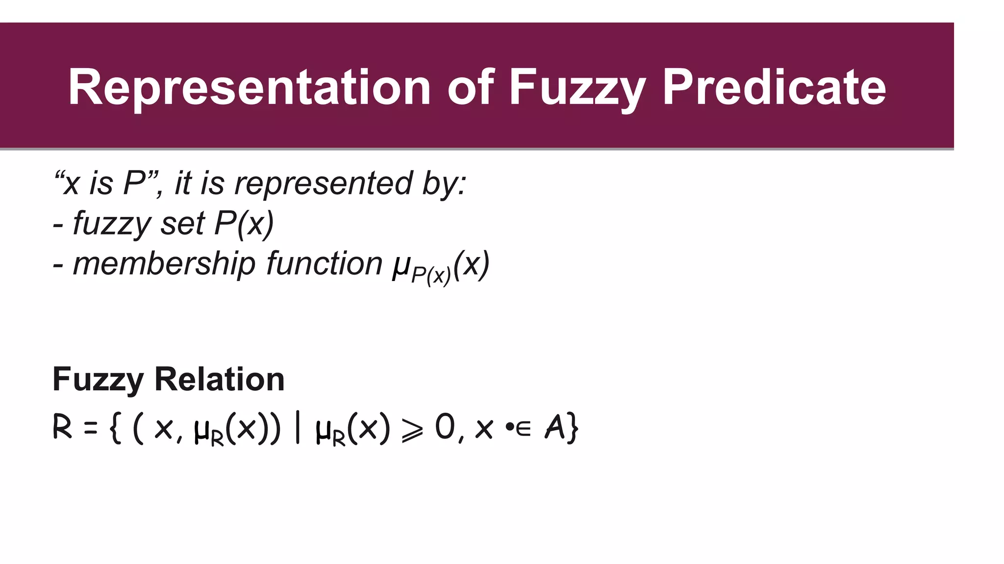 Fuzzy logic and application in AI | PPTX