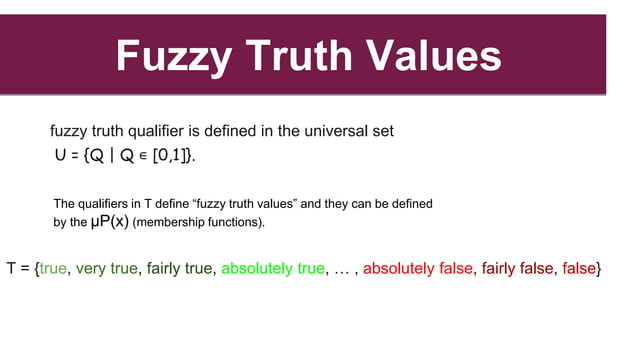 Fuzzy logic and application in AI | PPTX