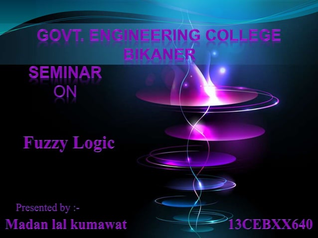 Fuzzy logic | PPT