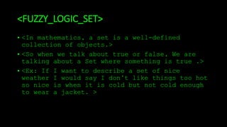 Fuzzy logic | PPT