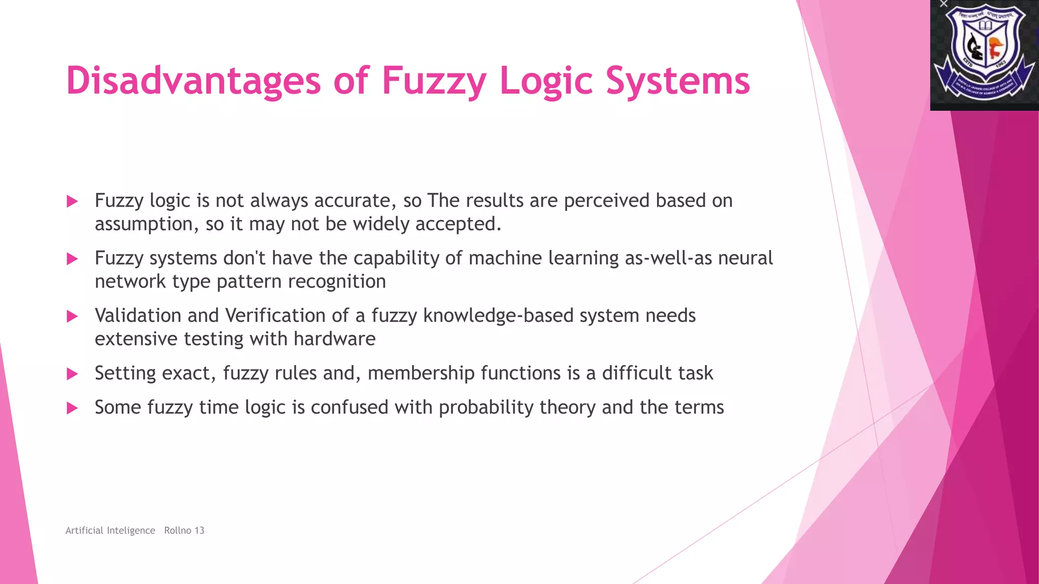 Fuzzy logic | PPTX