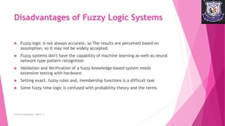 Fuzzy logic | PPTX