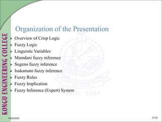 Fuzzy logic andits Applications | PPTX