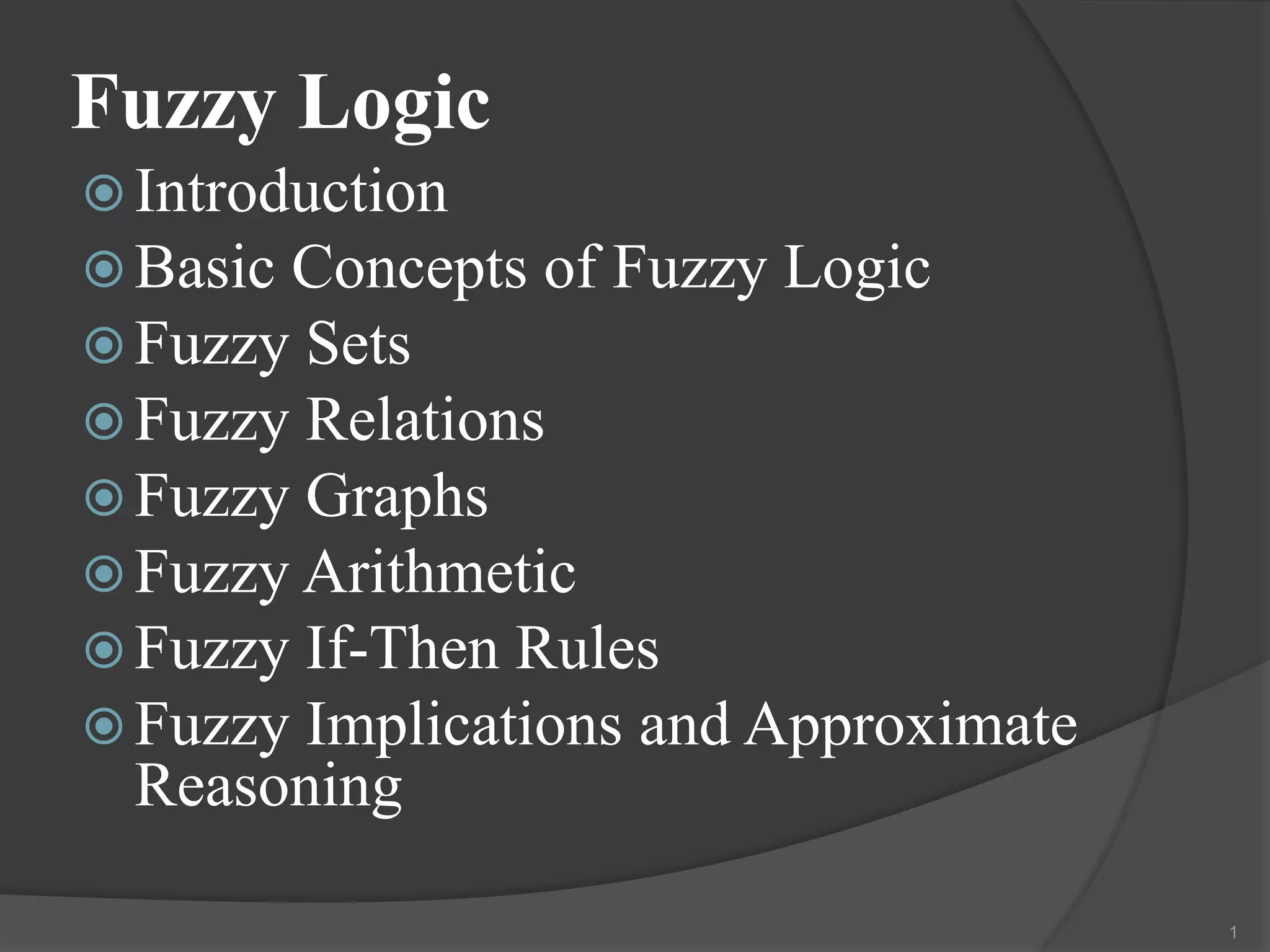 Fuzzylogic | PPT | Physics | Science