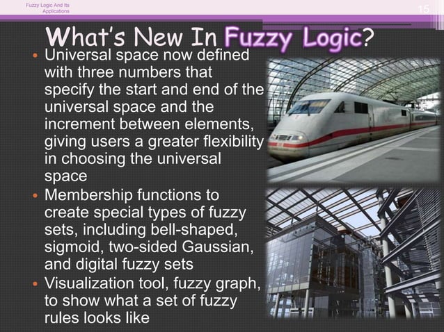 Fuzzy logic and its applications | PPTX | Programming Languages | Computing
