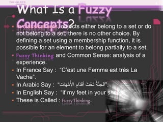 Fuzzy logic and its applications | PPTX