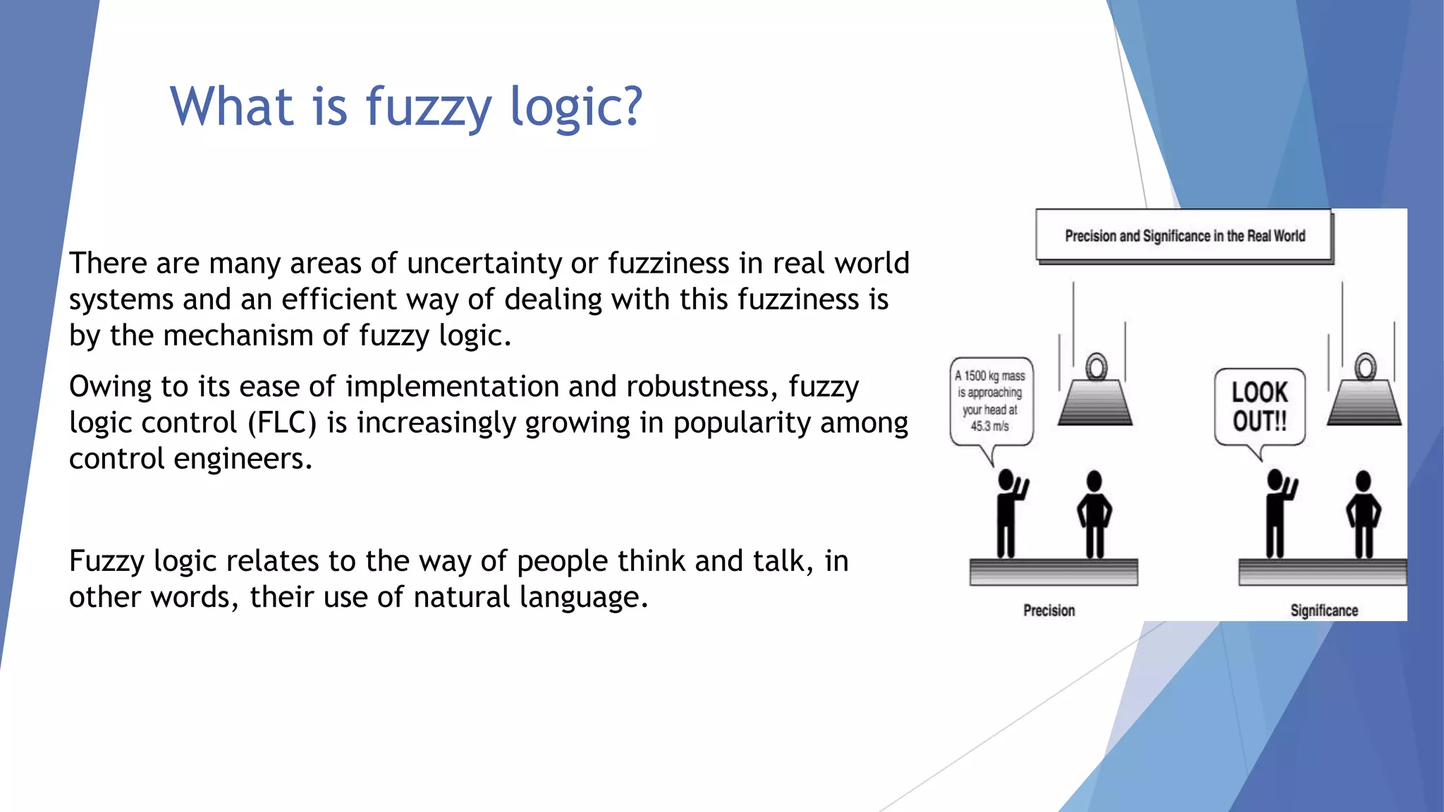 Fuzzy logic application (aircraft landing) | PPTX