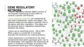 Fuzzy logic based model of GRN Inference | PPTX