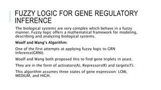 Fuzzy logic based model of GRN Inference | PPT