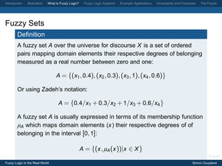 Fuzzy Logic in the Real World | PDF