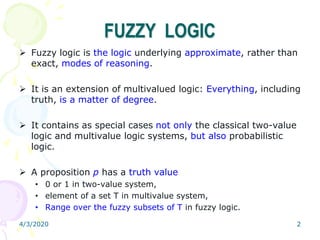 Fuzzy logic control | PPT