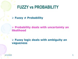 Fuzzy logic control | PPT