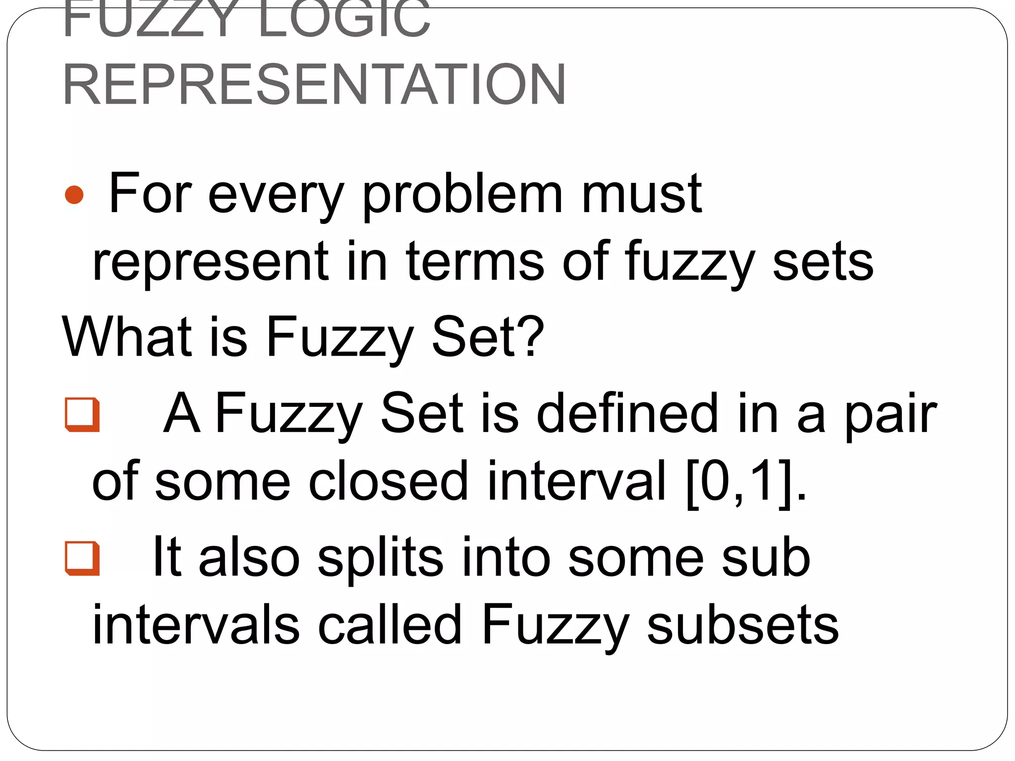 Fuzzy logic controller | PPTX