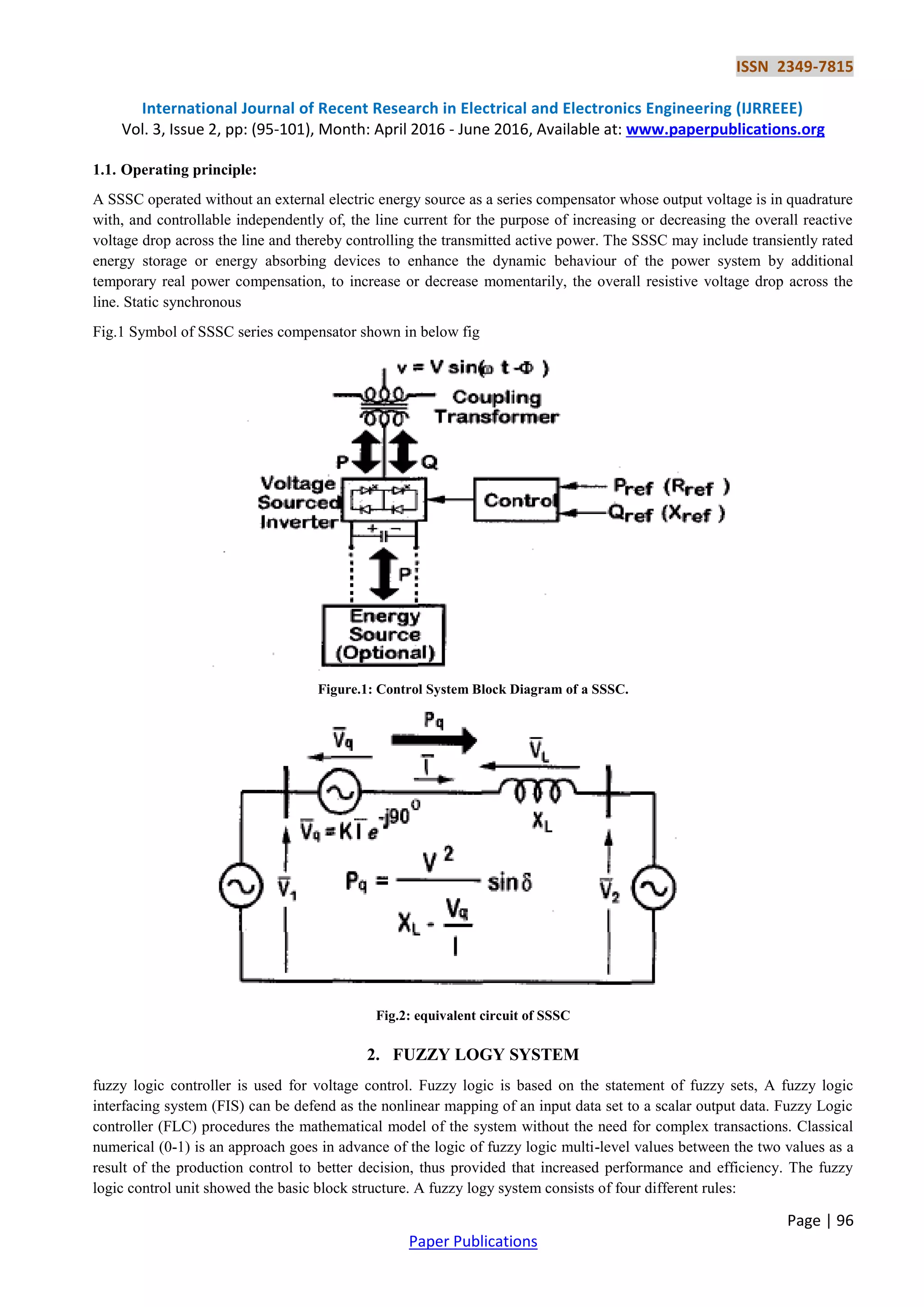 Fuzzy Logic Controller For Static Synchronous Series Compensator With