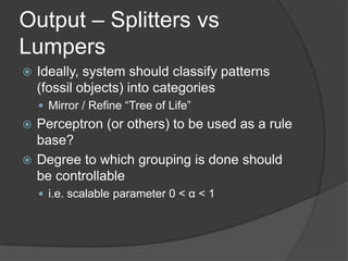 Fuzzy Logic Fossil Classification System | PPTX