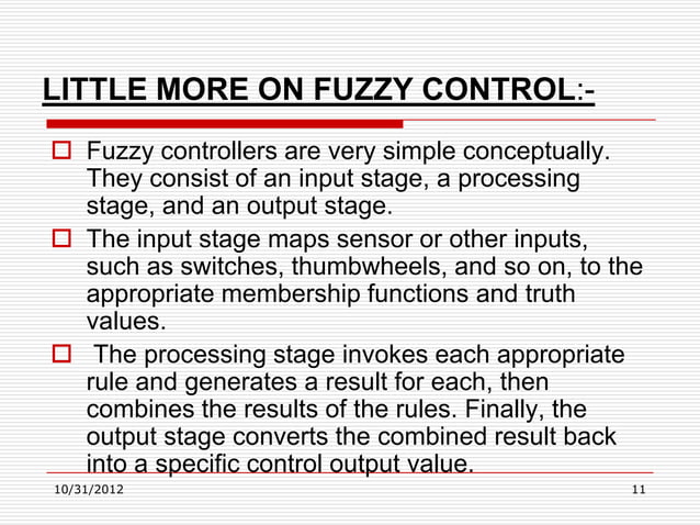 Fuzzy logic and neural networks | PPTX
