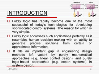 Fuzzy logic and neural networks | PPTX