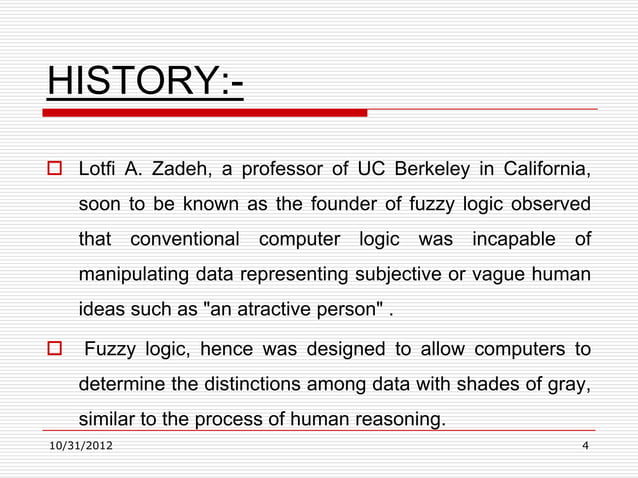 Fuzzy logic and neural networks | PPTX