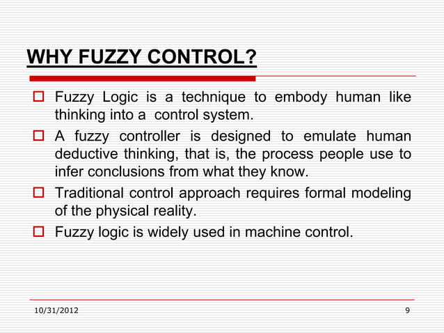 Fuzzy logic and neural networks | PPTX