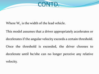 Fuzzy microscopic traffic model | PPTX