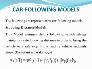 Fuzzy microscopic traffic model | PPTX