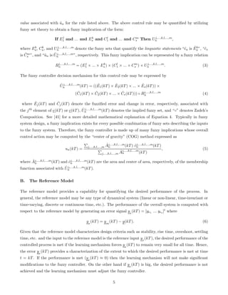 Fuzzy model reference learning control (1) | PDF