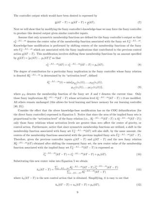 Fuzzy model reference learning control (1) | PDF