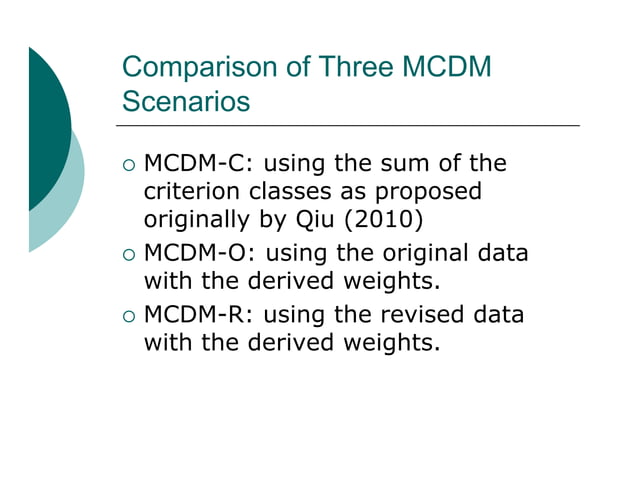 Fuzzy Multiple Criteria Evaluation Of Conservation Buffer Placement Ppt