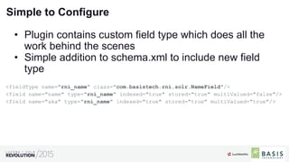 Simple Fuzzy Name Matching in Solr: Presented by Chris Mack, Basis Technology | PDF