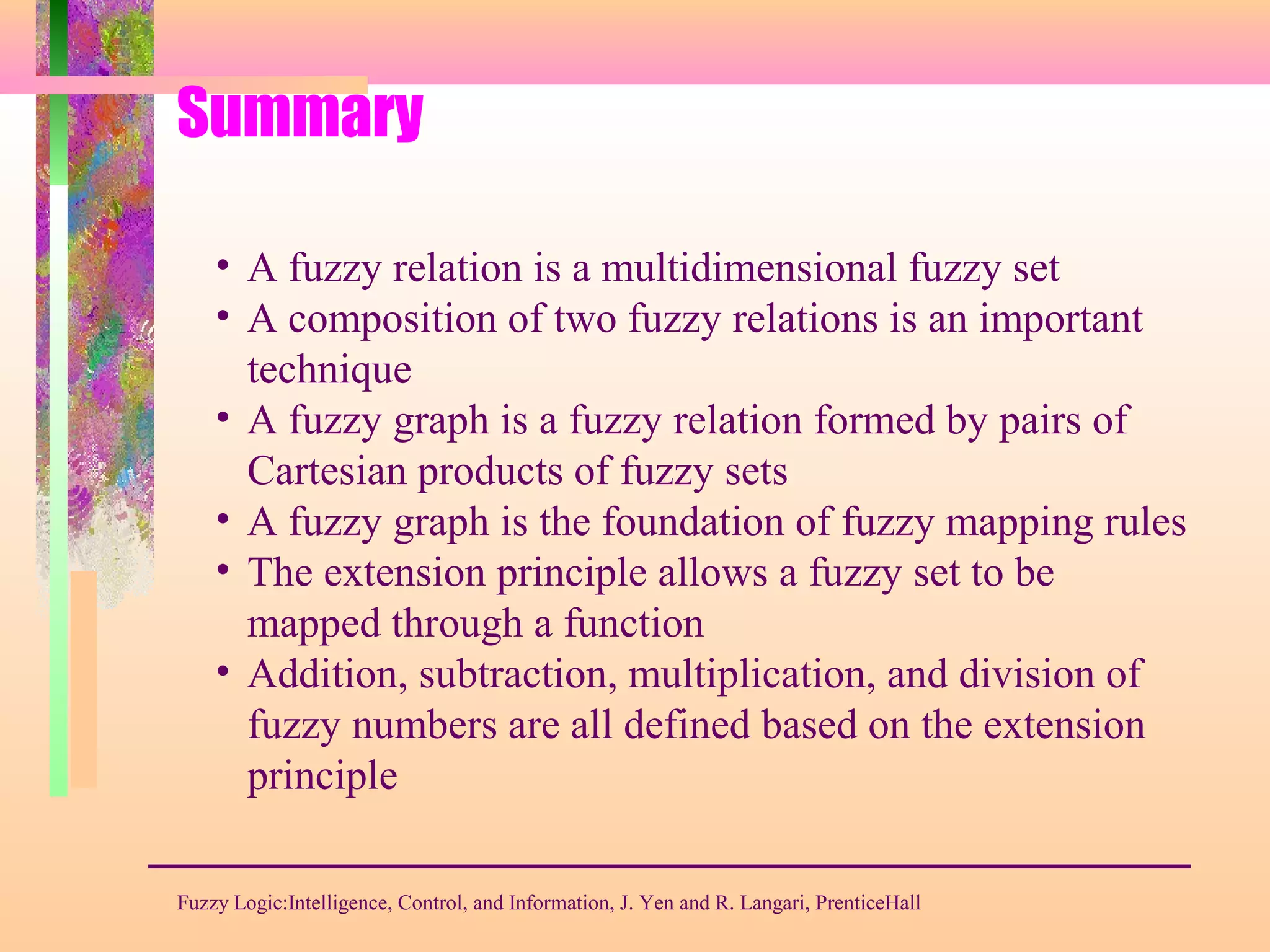 Fuzzy relations | PPT