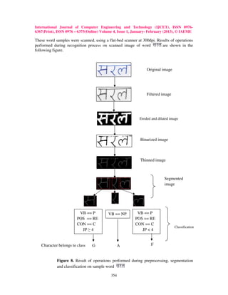 Fuzzy rule based classification and recognition of handwritten hindi | PDF | Programming ...