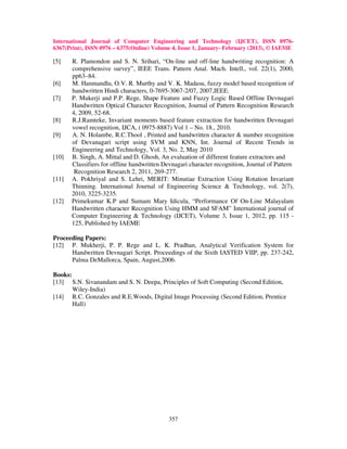 Fuzzy rule based classification and recognition of handwritten hindi | PDF | Programming ...