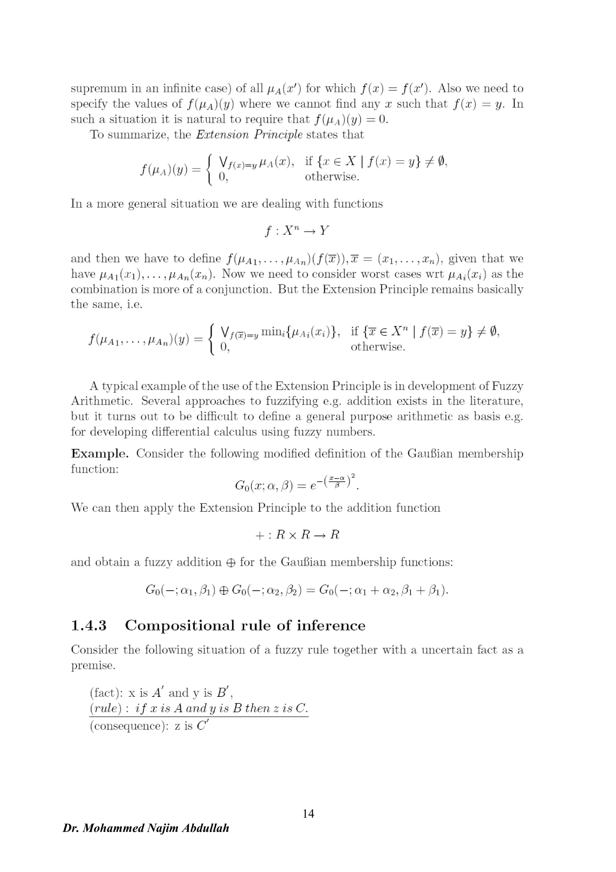 Fuzzy rule bases | DOC