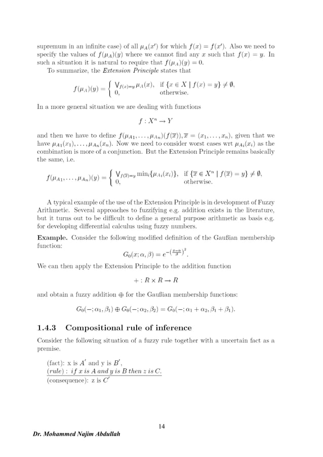 Fuzzy rule bases | DOC