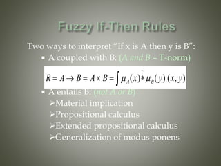 Fuzzy rules and fuzzy reasoning | PPTX