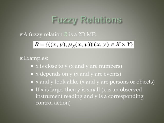 Fuzzy rules and fuzzy reasoning | PPTX | Science