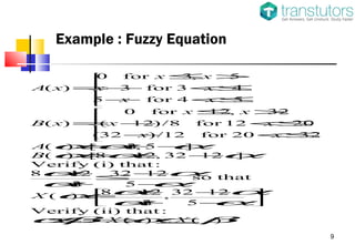 Fuzzy Set | Statistics | PPT