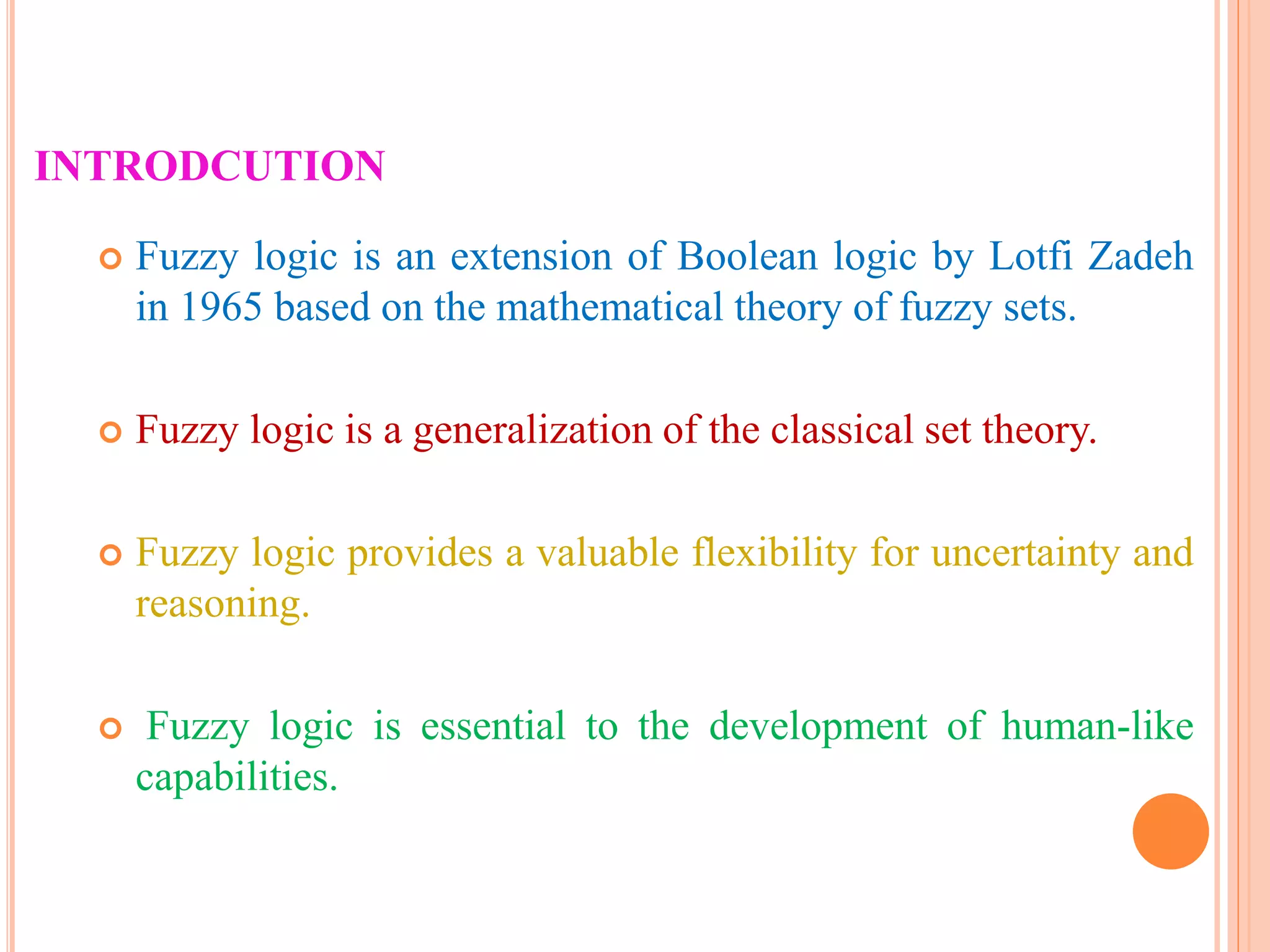 Fuzzy set and its application | PPTX