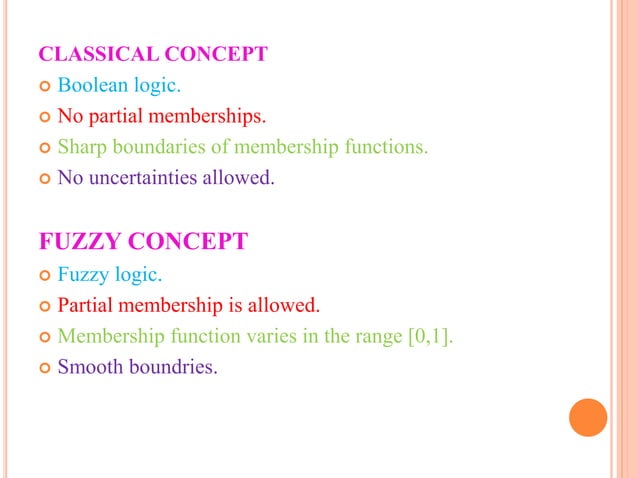 Fuzzy set and its application | PPTX