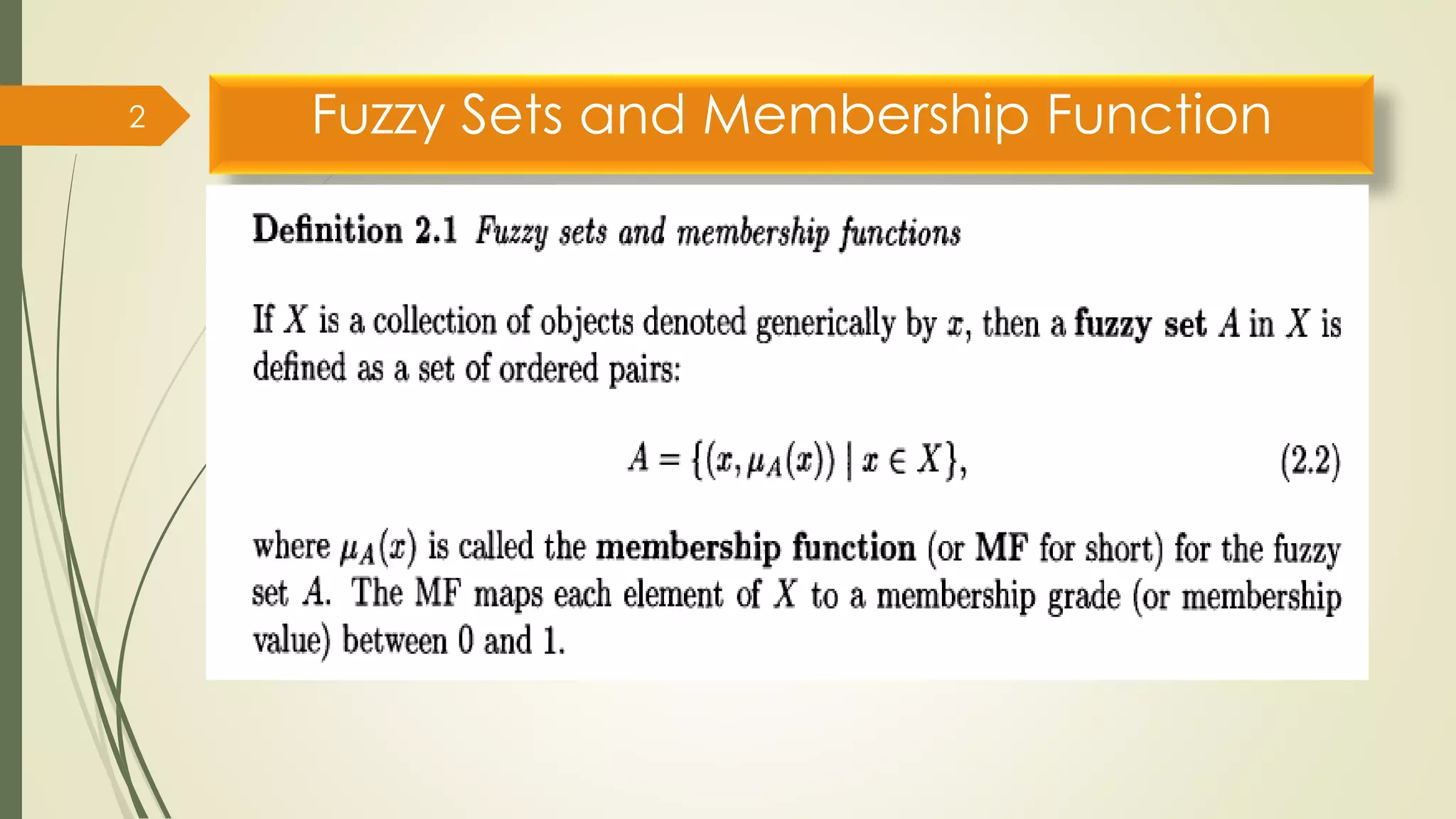 Fuzzy Sets And Operators Pdf Computing Technology And Computing