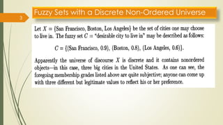 Fuzzy sets and operators | PDF