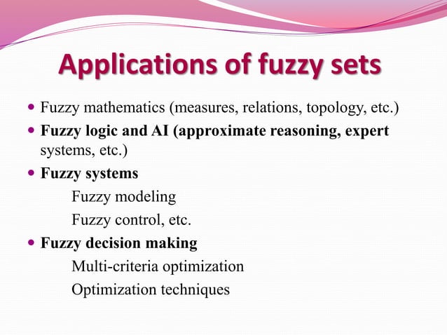 Fuzzy set | PPT | Free Download