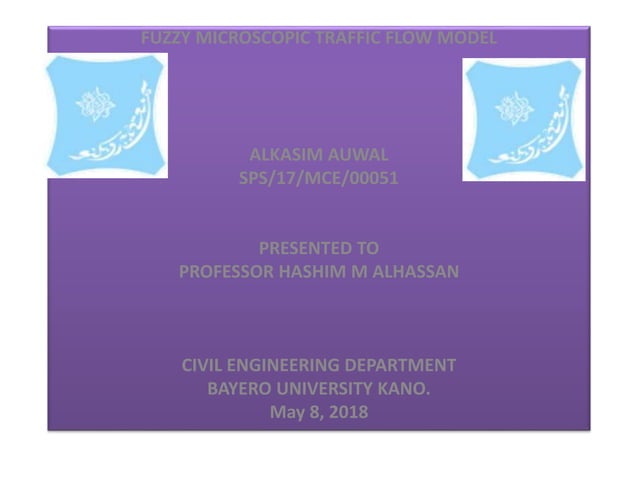 Fuzzy Microscopic Traffic Flow Model Pptx Auto Safety Automotive